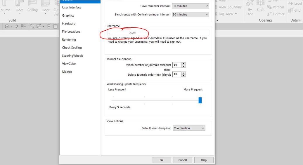 Sử dụng bản quyền Revit AEC trong Central mode